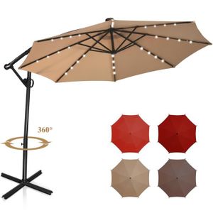 Parasol, Parasol déporté, Inclinable - Cdiscount Jardin