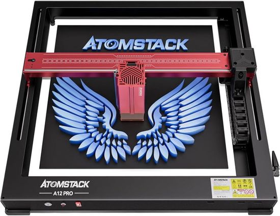 ATOMSTACK A12 Pro 12W Graveur laser600 mm/s graveur Laser haute vitesse ...