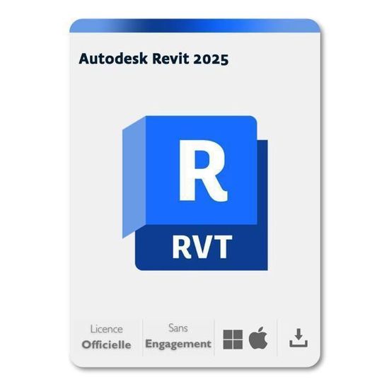 Autodesk Revit 2025 - 1 An | Licence Officielle En Français - Windows ...