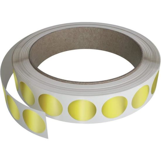 Rond Cercle Dots Stickers Rouleaux d'étiquettes en couleurs assorties ...