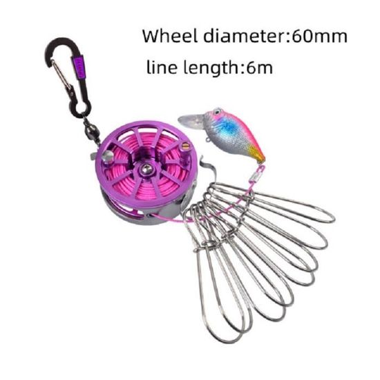 Boucle de verrouillage de pêche - Portable - Acier inoxydable ...