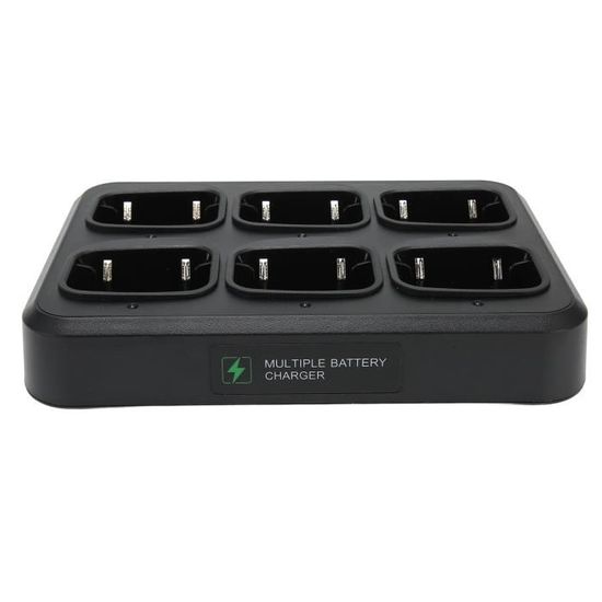 Zerone Base de charge pour talkie-walkie Chargeur radio de charge ...