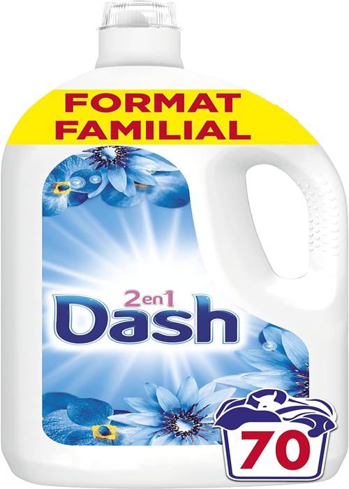 2en1 Lessive Liquide, 70 Lavages, Envolée D’Air Pouvoir Ultra Nettoyant ...