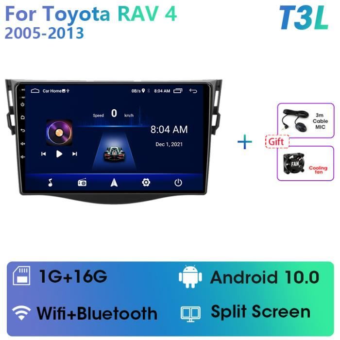 Cadeau T3L - JMCQ Android 11 Autoradio Pour Toyota RAV4 Rav 4 2005 2013 Multimédia Lecteur Vidéo ...