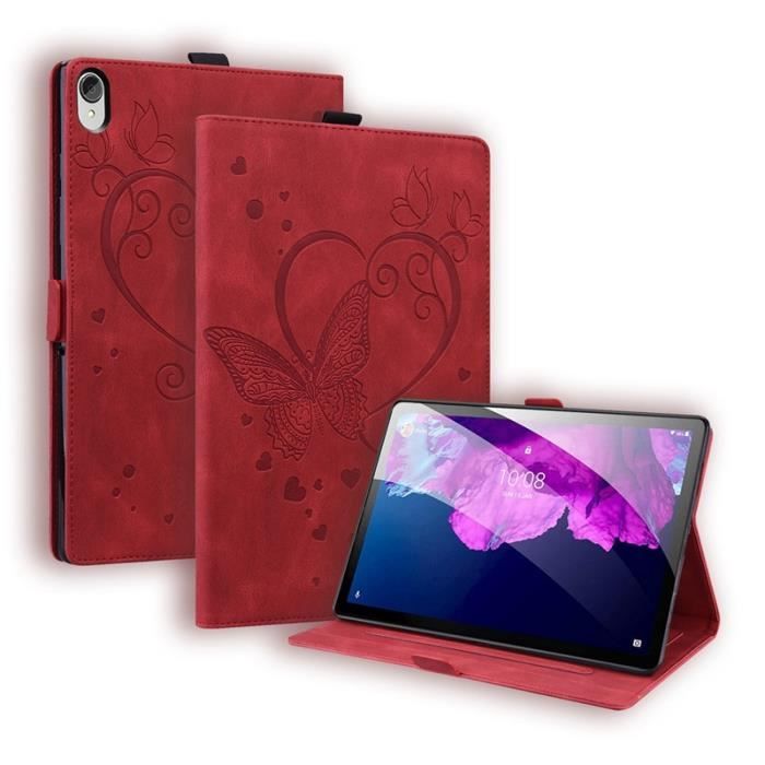 Couleur papillon rouge taille P11 Pro TB-J706F pour Lenovo Coque de ...