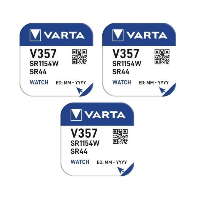 3 piles Varta 357 SR44W - - Cdiscount Jeux - Jouets