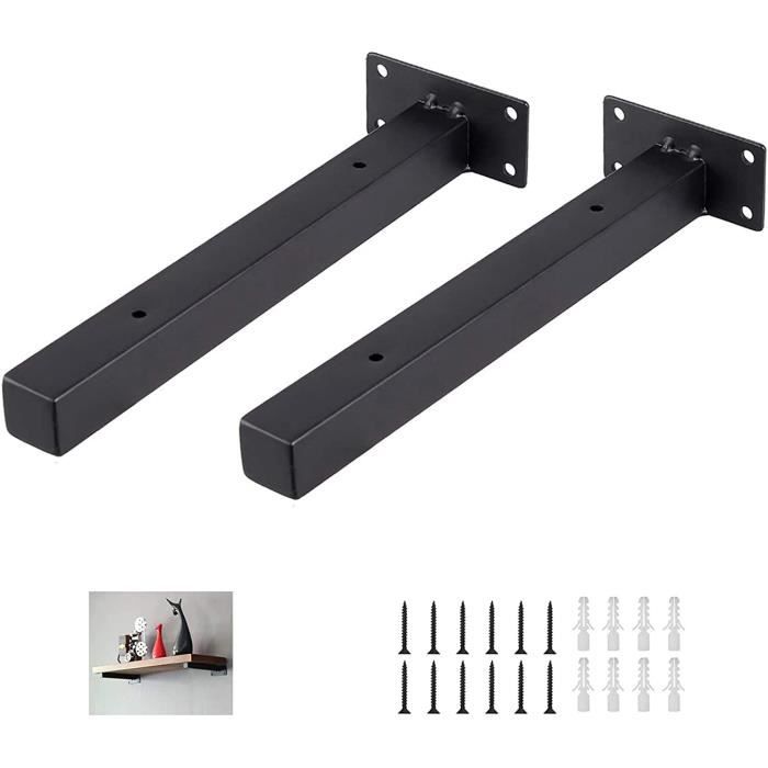 Equerre Etagere Murale Invisible équerre de Fixation Charge Lourde ...