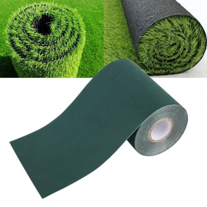 Tapis adh¨|sif d'herbe de jardin en bande de gazon artificiel artificiel et tapis haute densit ...
