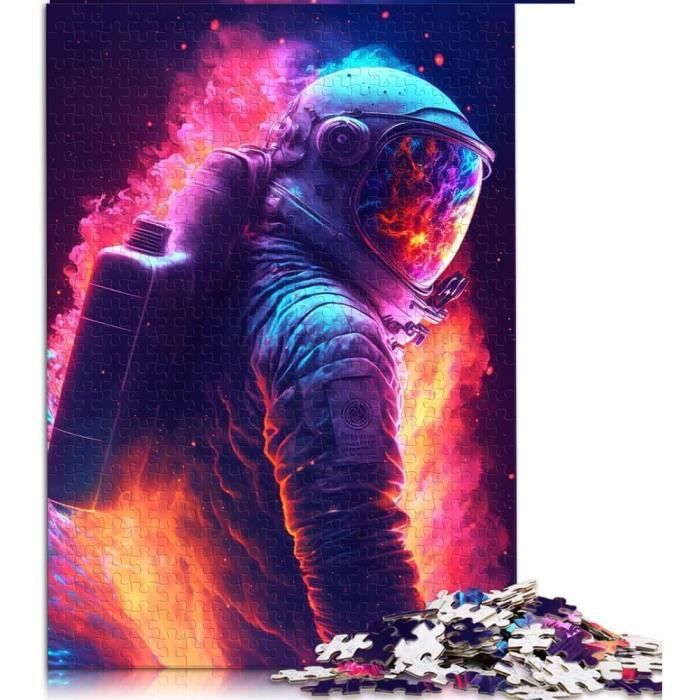 1000 Pièces Puzzle En Carton Astronaute Dans L'Espace Puzzles Puzzles ...