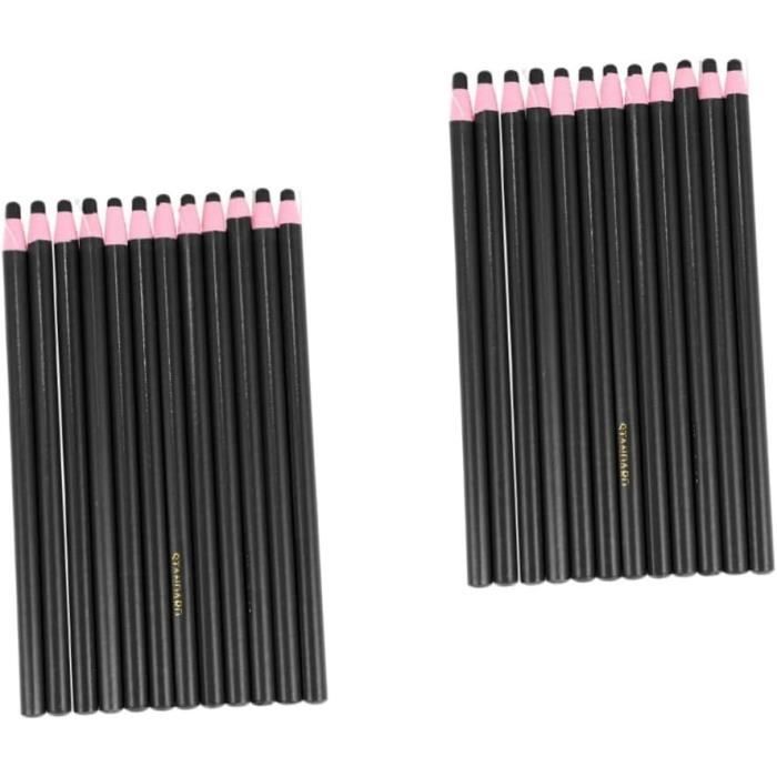 2 Boîtes De Crayons Blancs Accessoires Rouges Crayons Marqueurs De ...