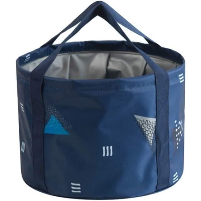 Bassin extérieur pliable portable - Tremper Pied Bucket Tourisme - Bleu ...