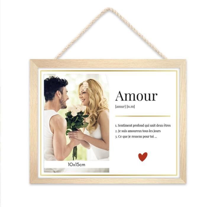 CADRE PHOTO DÉFINITION AMOUR - Cdiscount Maison