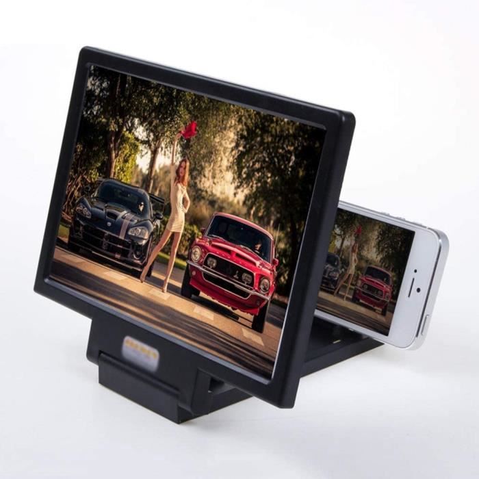 Loupe Écran 3 Fois Pliable Smartphone Loupe Loupe Projecteur Écran For ...