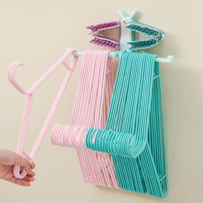 MEUBLE ETAGERE Hanger Holder Wall Mounted Detachable HIPS Collapsible ...