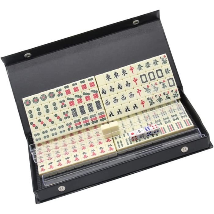 Mini Chinois Mahjong Ensemble Voyage Mahjong Ensembles Portable Mahjong ...