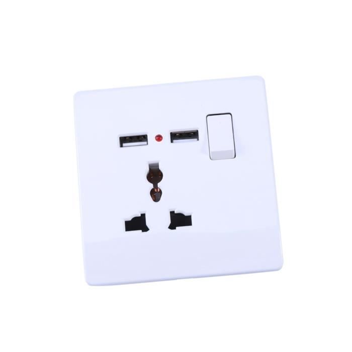Double Prise Murale Usb Plaque Murale Prise Électrique Prise D ...