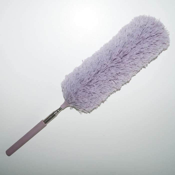Plumeau Extensible Violet Avec Manche Télescopique En Microfibre 40-87 ...