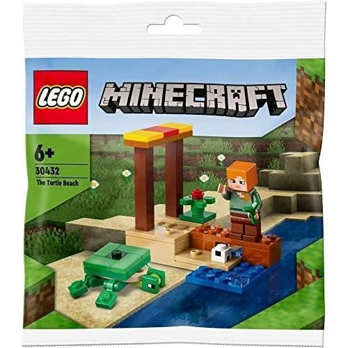 LEGO MINECRAFT 30432 - SCHILDKRÖTENSTRAND POLYBAG - Cdiscount Jeux - Jouets