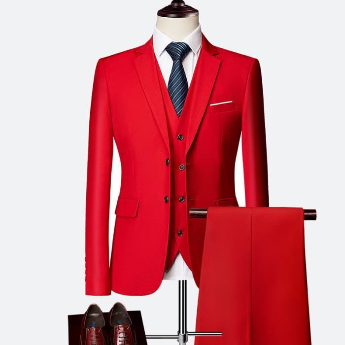 Costume pour hommes Costume pour hommes de marque de luxe 3 pièces ...