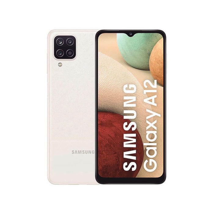 Samsung Galaxy A12 3Go/32Go Blanc (White) Dual SIM A125F - Cdiscount ...