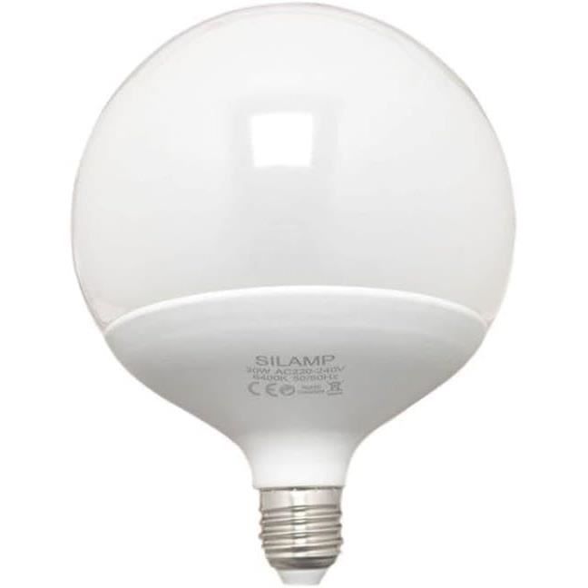 Ampoule LED E27 25W 220V G140 300° Globe - Blanc Neutre 4000K - 5500K A416 - Cdiscount Maison