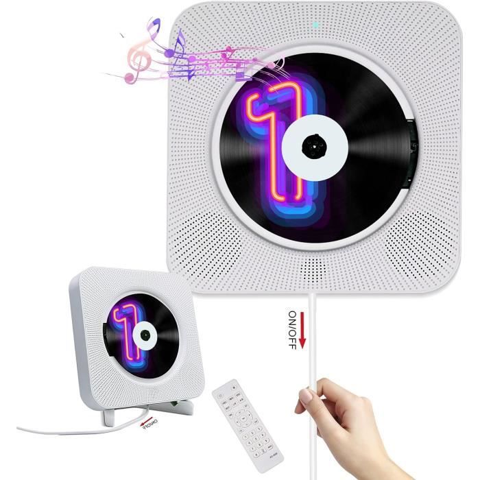Lecteur CD mural Homlab - Lecteur CD de bureau Bluetooth avec haut ...