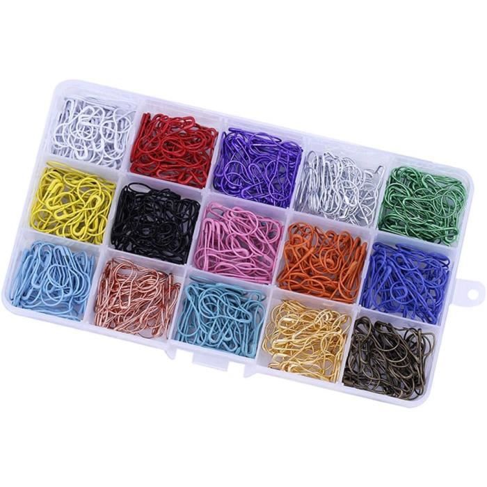 750Pcs Épingles De Sûreté,22 Mm Trombone De Sécurité Pins De Sécurité ...