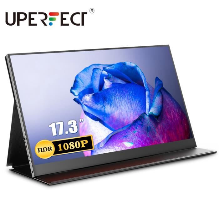 UPERFECT 17.3" Portable HDMI Monitor USB Type-C 1920 X 1080 HDR VESA ...