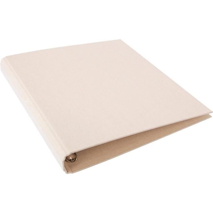 Bella Vista Classeur Photo À Anneaux, Lin, Beige, 26X32 Cm[n2966 ...