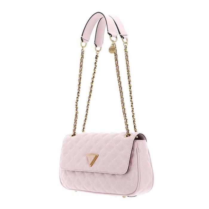 Sac à épaule - GUESS - Giully Convertible Xbody Flap - Rose - 100% ...