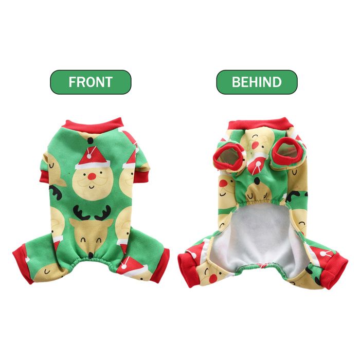Pyjama de Noël pour chien, vêtements pour animaux de compagnie ...