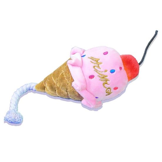 Jouet en peluche en forme de crème glacée pour chien,super animal de ...