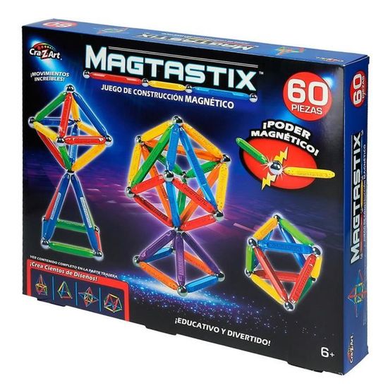 Magtastix Construction magnétique 60 pièces ALPEXE-1254 - Cdiscount ...