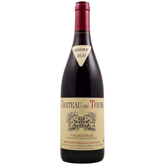 Vacqueyras Rouge 2000 - 75cl - Château des Tours - Vin AOC Rouge de la ...