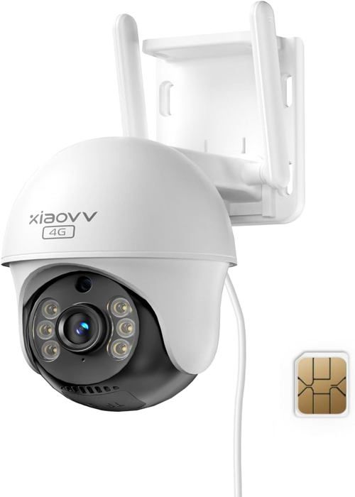 4G Outdoor Security Camera, Wifi Ip Camera, 3Mp High Resolution, Full ...