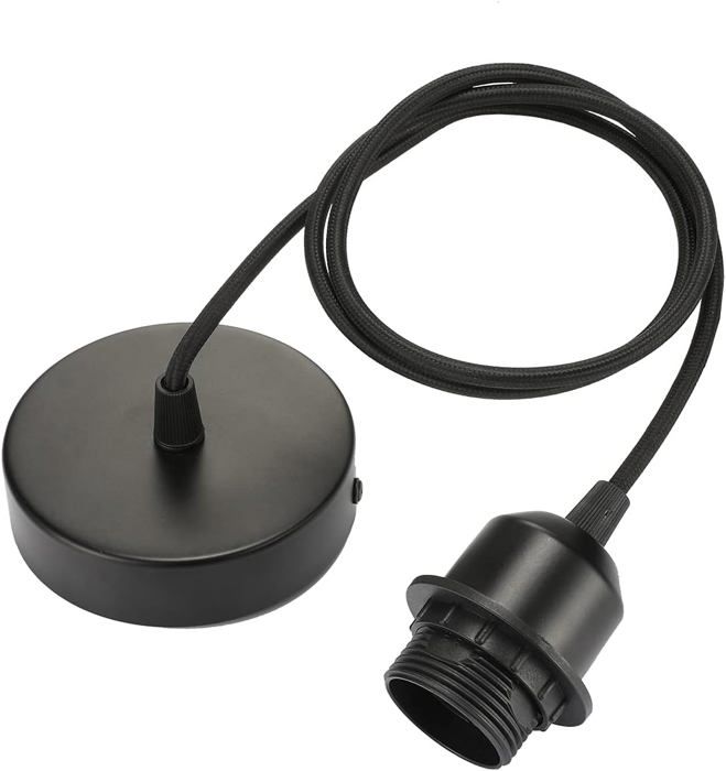 2 Pcs Douille Ampoule E27 Douille Lampe Vintage avec Cable de 100cm et ...