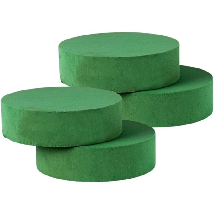 Pamtns Mousse Florale Ronde 4 Pièces Cyline en Mousse Florale Mastic ...