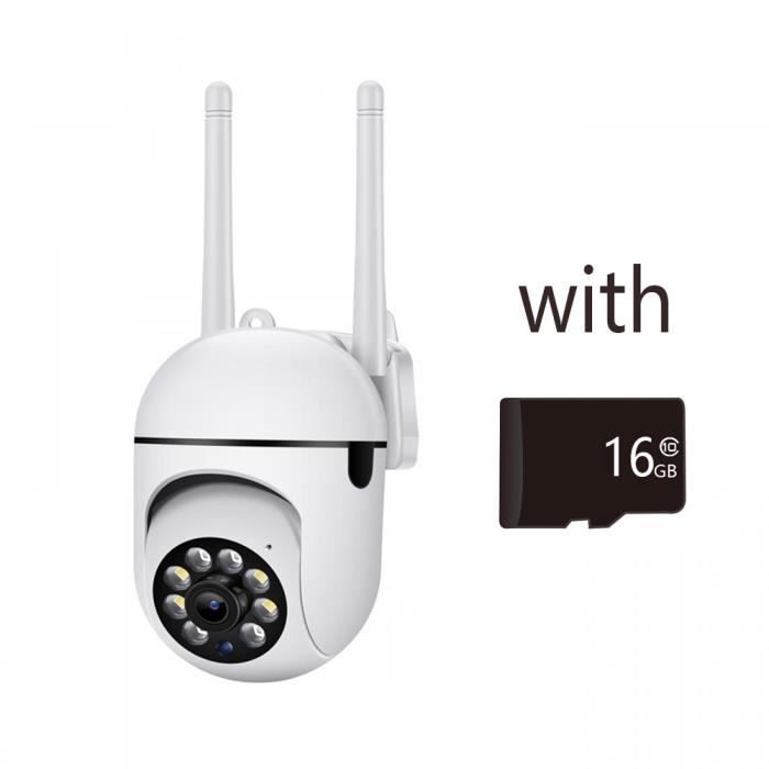 Caméra 3MP ajouter une prise UE 16G-BLKJ-Caméra de surveillance ...