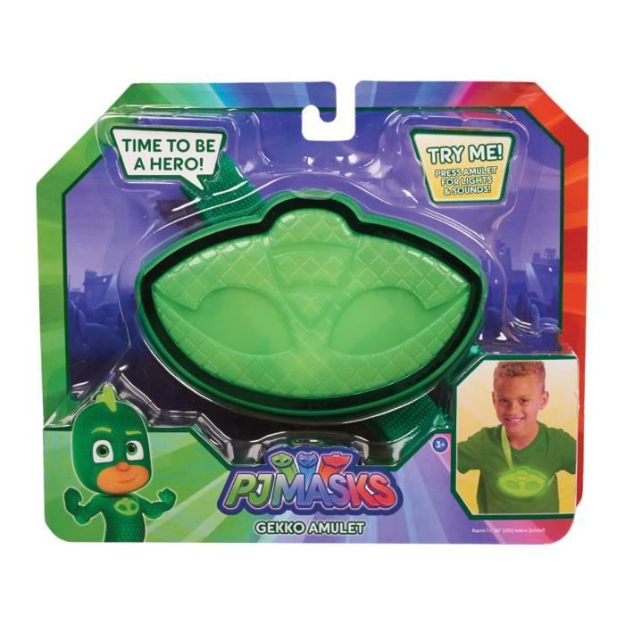 JP PJ Masks PJ masques lumières et sons Amulette – Gekko - Cdiscount ...