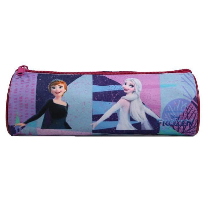 Trousse scolaire - Disney - La Reine des Neiges - Violette - Polyester ...