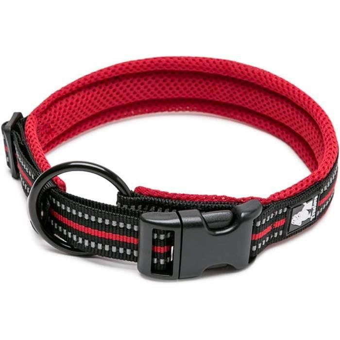 Collier pour chien True Love doublure sandwich réfléchissante en nylon ...