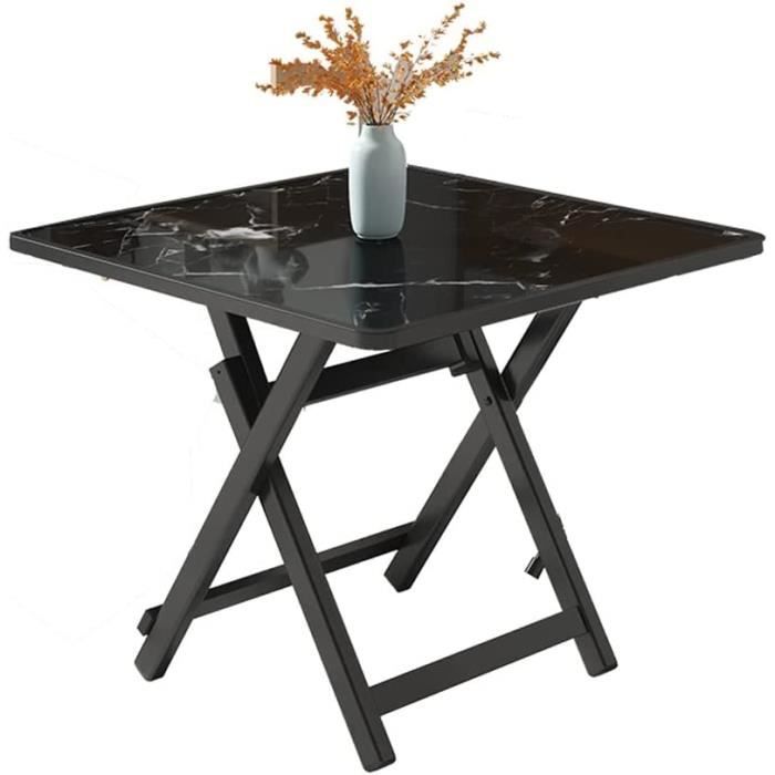 Table Pliante Table De Table Pliante Table À Manger Carré Tableau ...