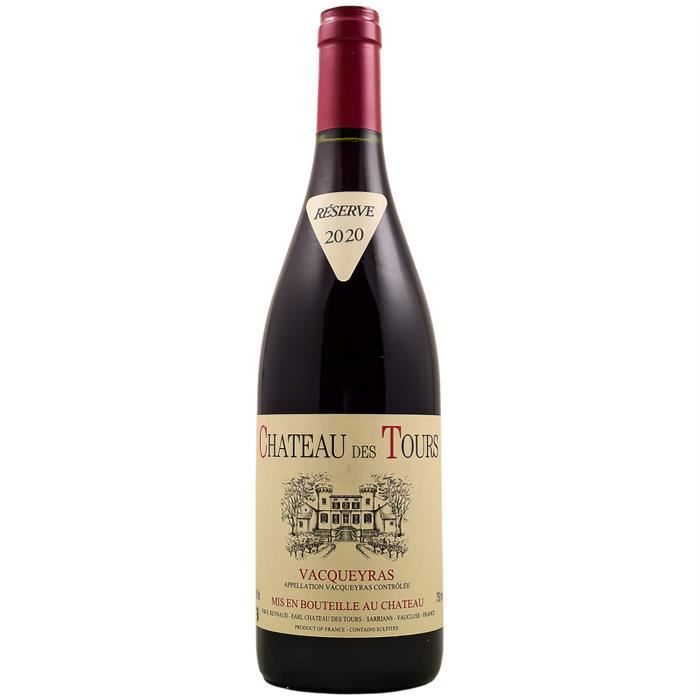 Vacqueyras Rouge 2000 - 75cl - Château des Tours - Vin AOC Rouge de la ...