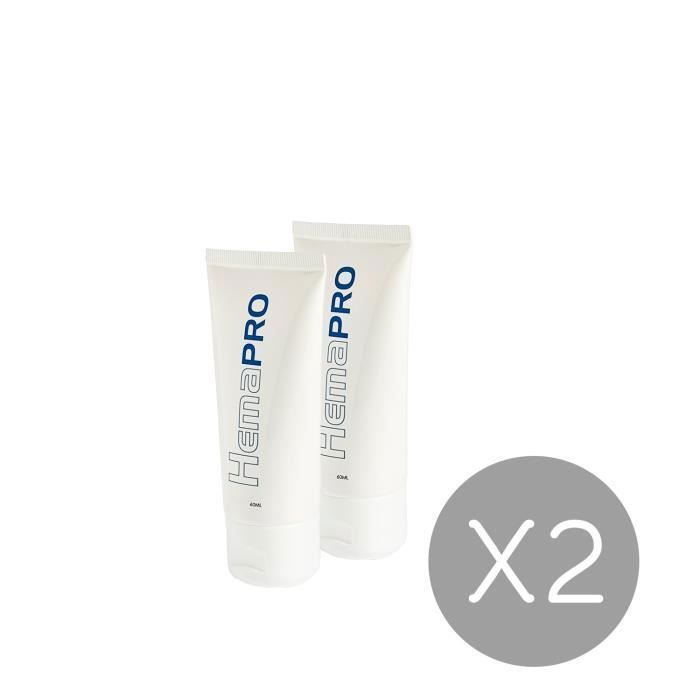 Hemapro Pack 2 Crème 100ml Naturelle pour le traitement des hémorroïdes ...