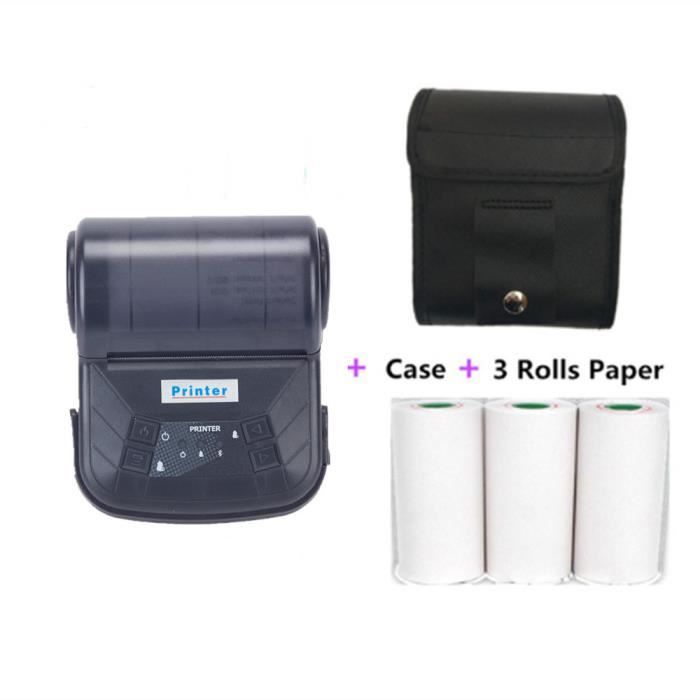 Imprimante thermique sans fil - P3BL - 80mm - USB + Bluetooth - Support ...