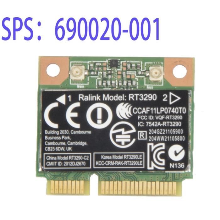 Cartes réseau,Carte sans fil WIFI + Bluetooth 4.0, pour Ralink RT3290 ...