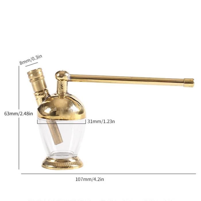 Chicha - narguilé,Pipe à eau en acrylique pour fumer,populaire,mini ...