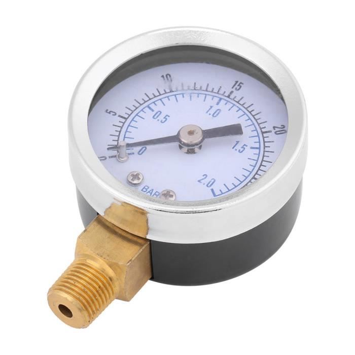 Manomètre - Tbest - Mini Compteur de Pression - 0-30psi - 0-2bar ...
