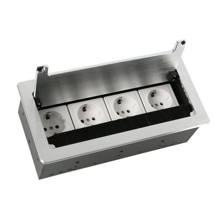 Prise Encastrable Avec Couvercle, 2 Prises De Table, Prise De Sol ...