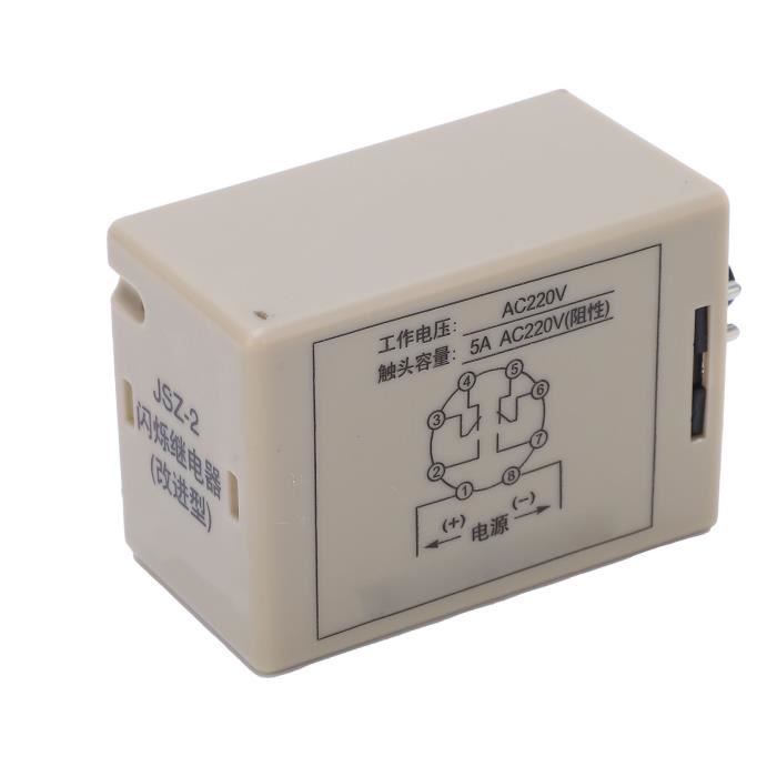 EJ.life relais temporisé à 8 broches Temporisation clignotante 8 ...